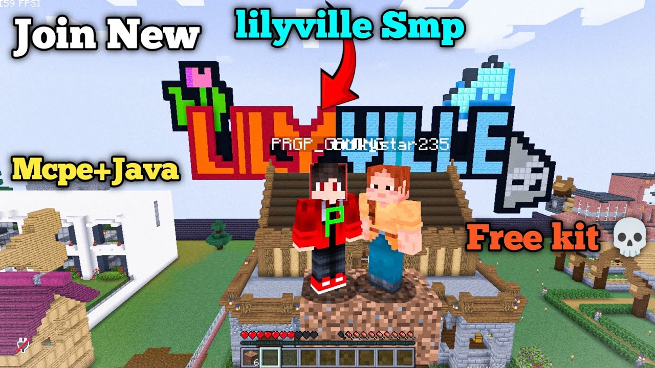 🤫how to join Public LILYVILLE SMP Server | 1.21+ In Mcpe and Pojav/pc ...