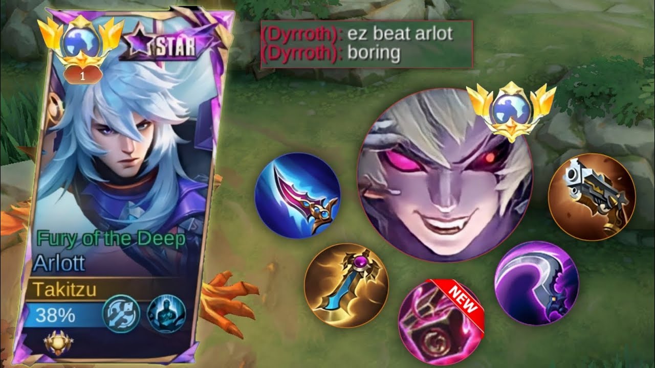 EXP LANE ARLOTT!! COUNTER PICK FOR ALL FIGHTER? | ARLOTT NEW BEST BUILD ...