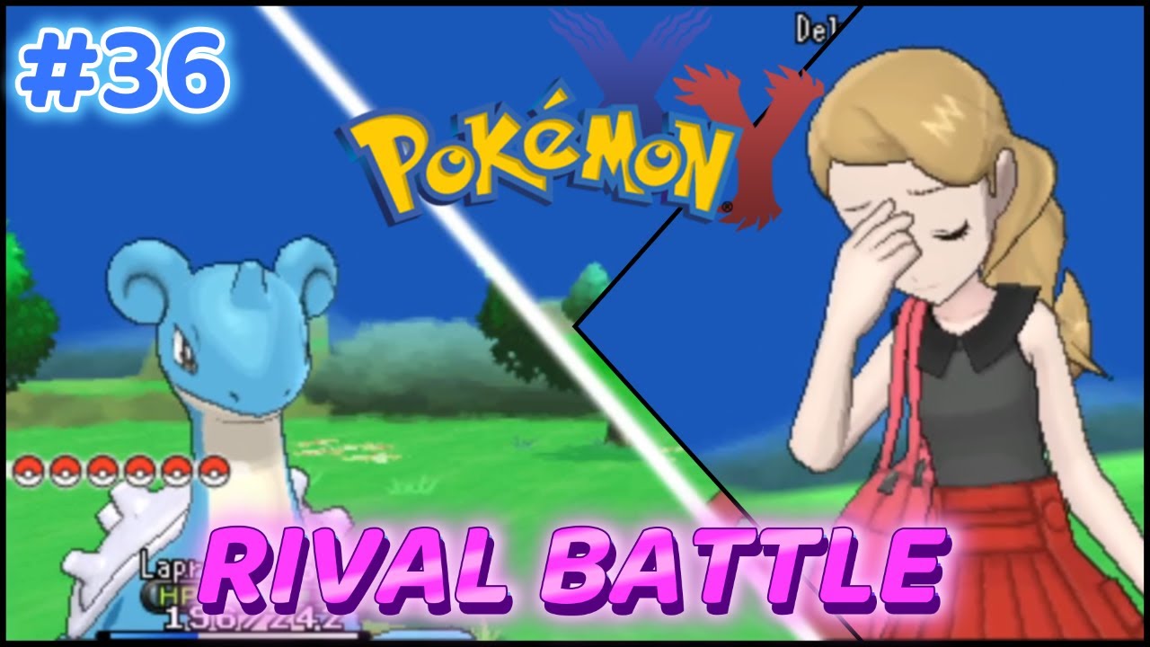 Pokemon X and Y Walkthrough Part 36 | Rival Battle Victory Road - YouTube