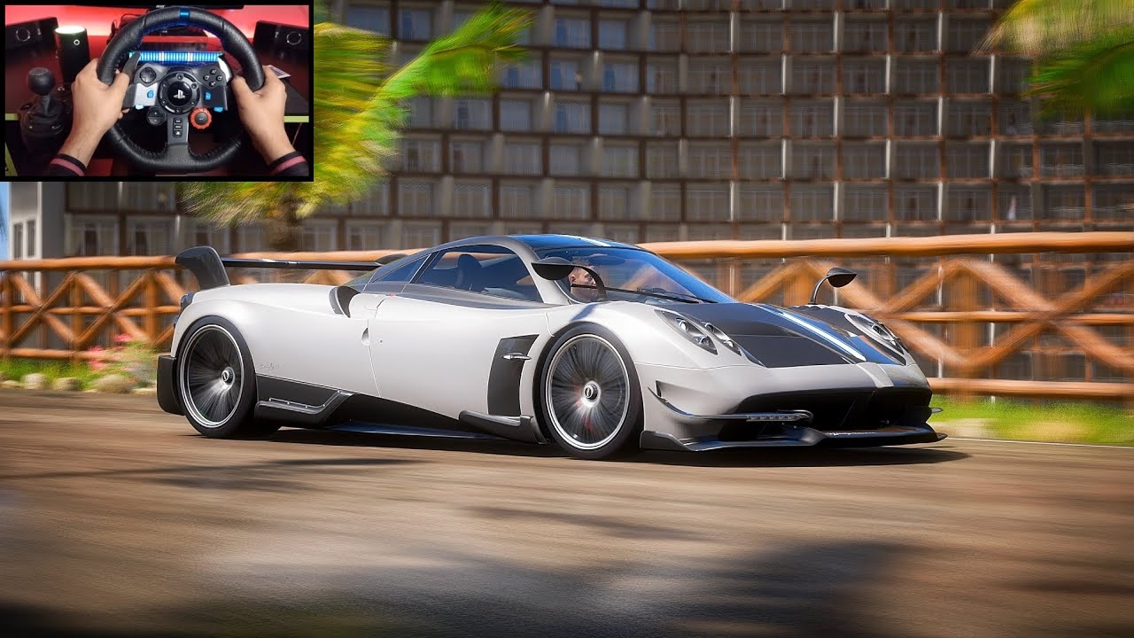 Pagani Huayra BC Race | Logitech G29 Steering Wheel and Paddle Shifter ...