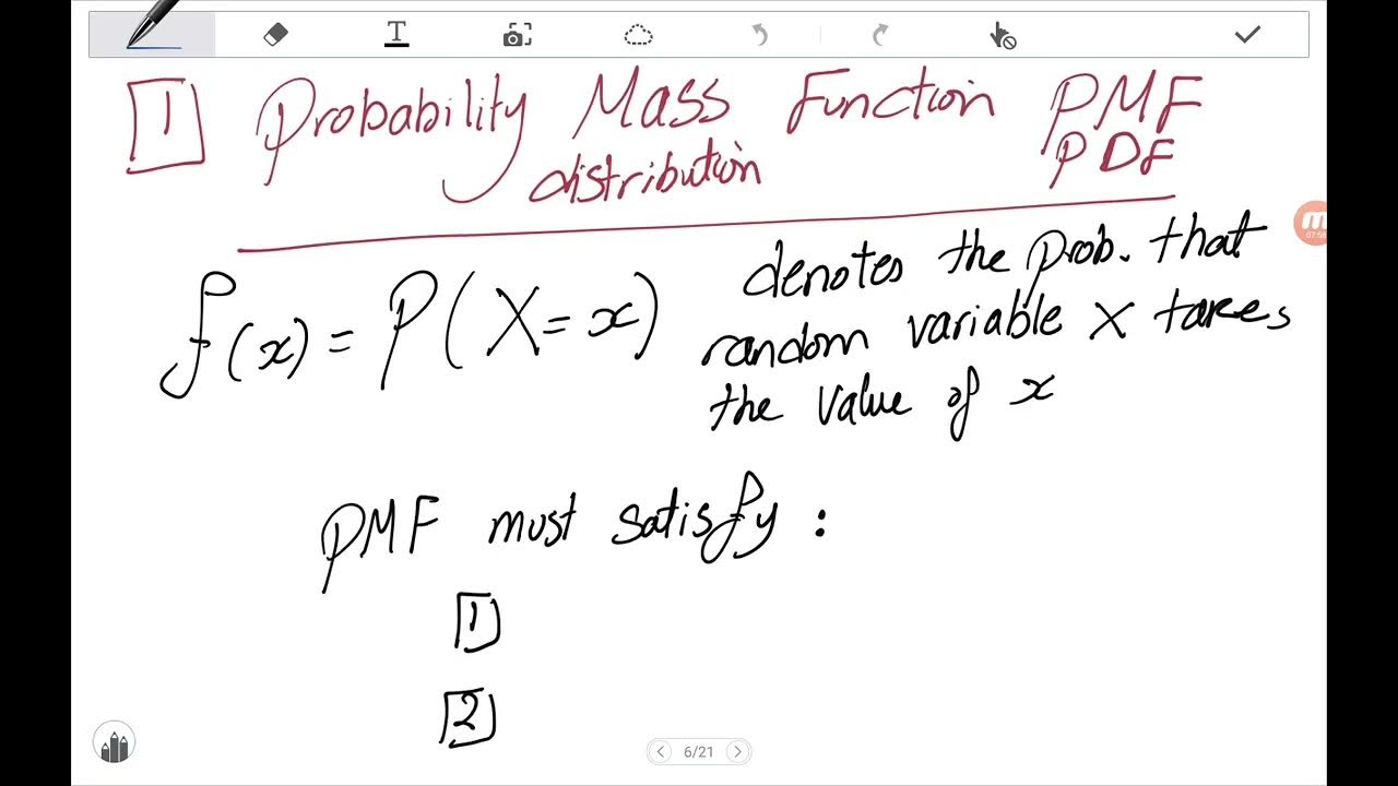 Lecture05 - Discret Random Variable PDF and CDF - YouTube