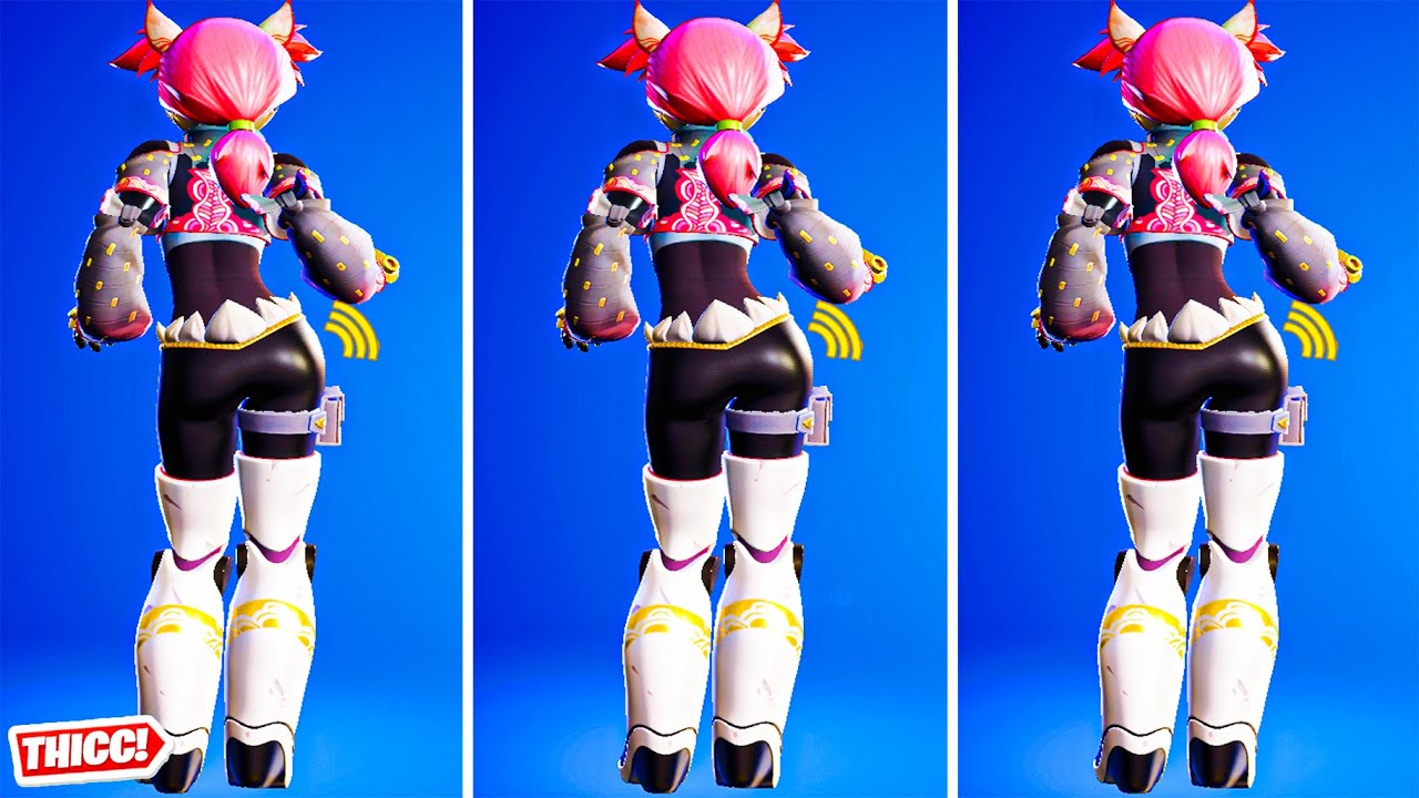 Fortnite Kimiko Five-Tails Party Hips 1 Hour Version! 🍑😘 New Furry Skin ...