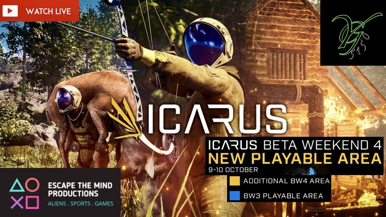 ICARUS Beta Weekend 4! | LIVE | New Mission | Recover Bio-Satellites ...