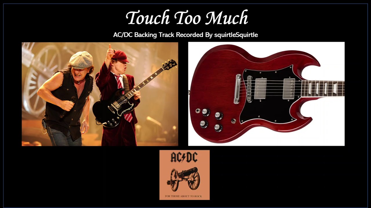 Touch Too Much (AC/DC) Backing Track Preview By Squirtle - YouTube