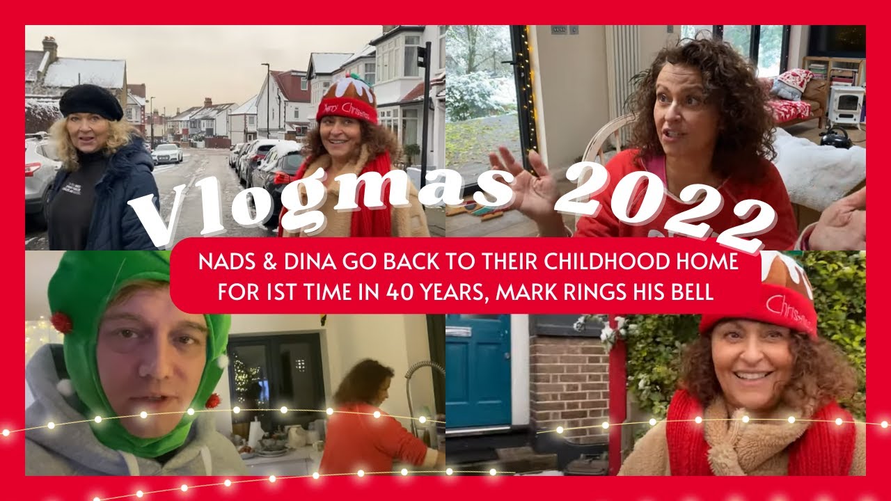 VLOGMAS 22 Nads & Dina GO Back To Their Childhood Home For 1st Time in ...