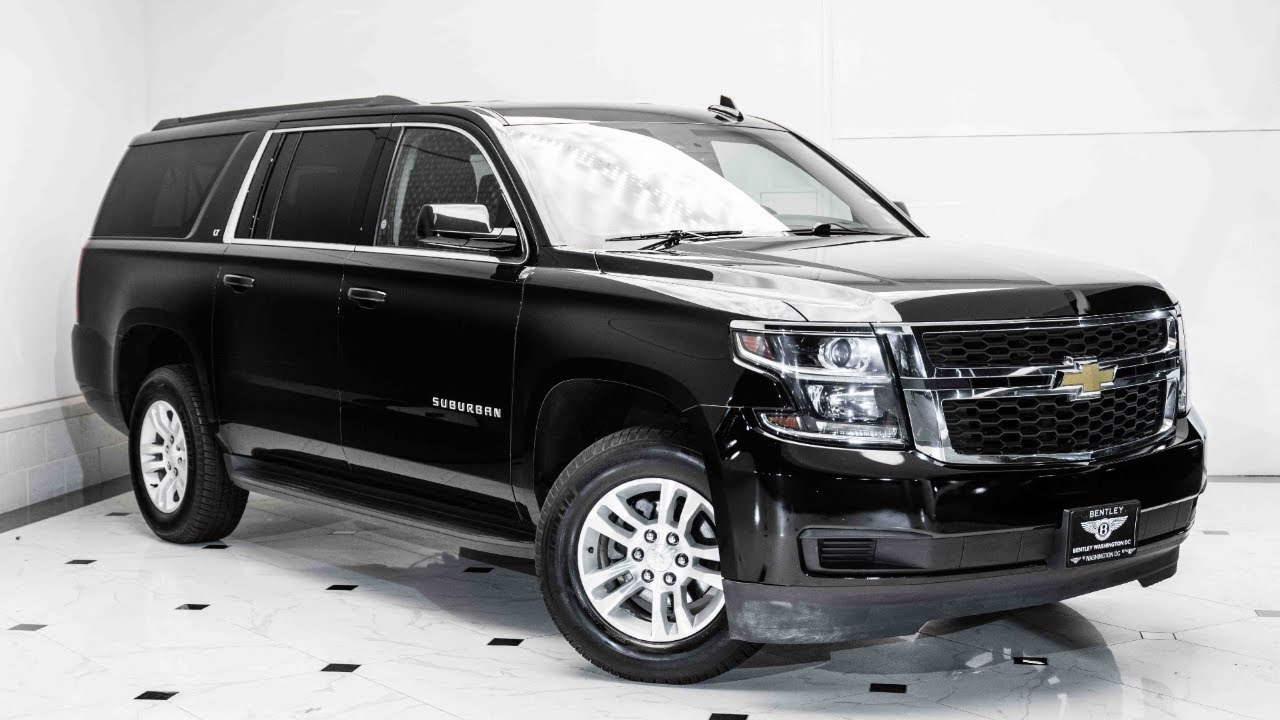 Black on Black 2019 Chevrolet Suburban LT - YouTube