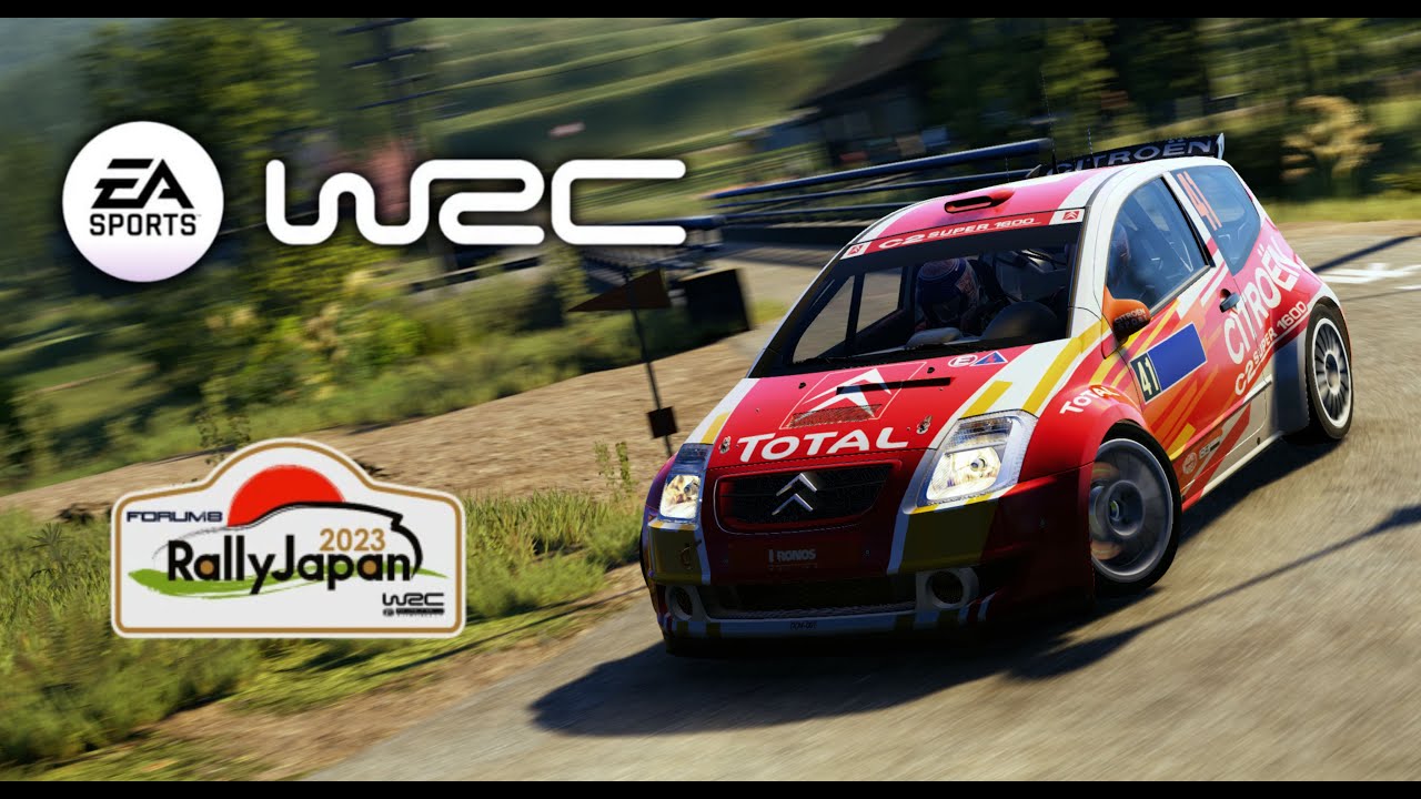 Citroën C2 Super 1600 Japan/EA Sports WRC Fanatec Onboard - YouTube