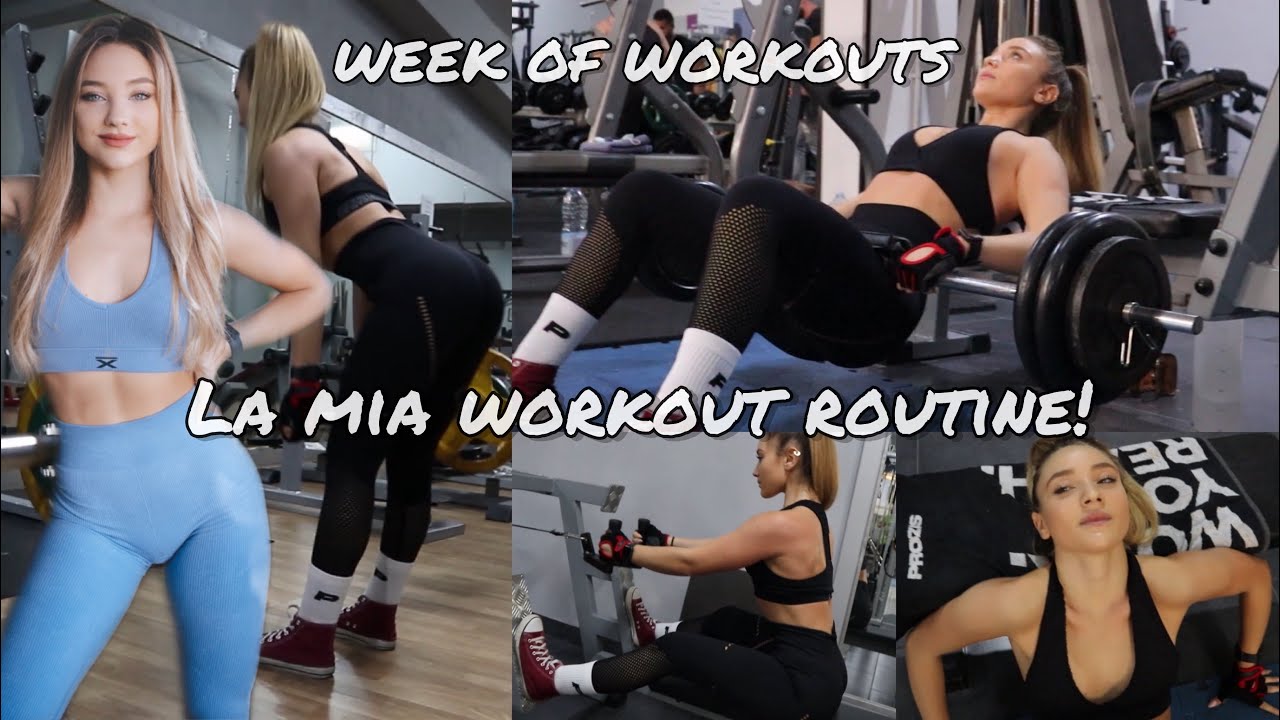 WEEK OF WORKOUTS | LA MIA WORKOUT ROUTINE (allenamento completo e ...