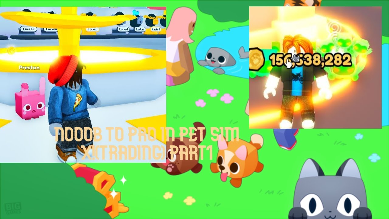 Pet Sim X Noob To Pro (Part 1) **TRADING ONLY** - YouTube