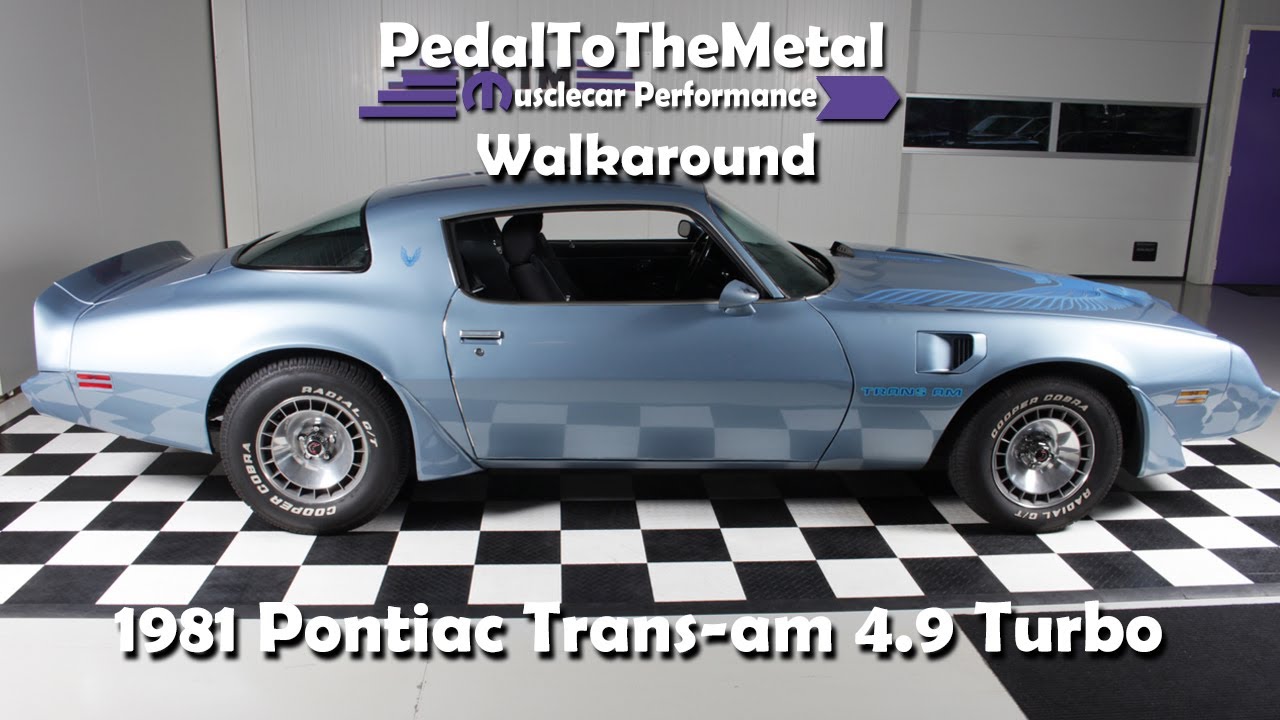 A turbo Trans-am! 1981 Trans-am 4.9 Turbo - YouTube