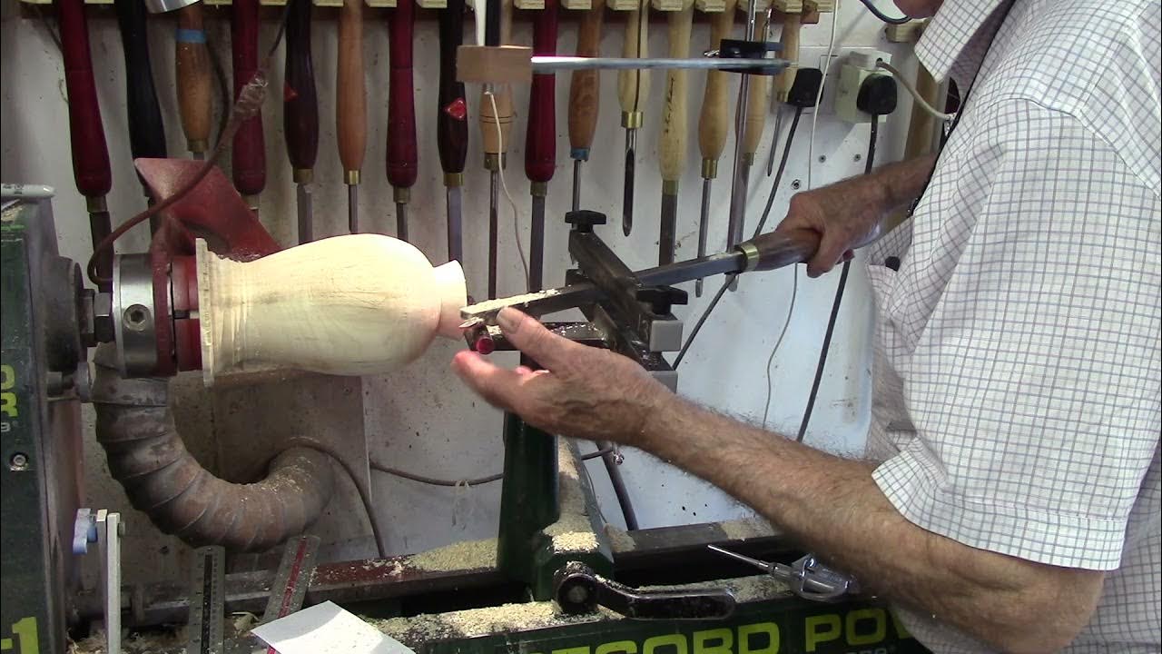 Woodturning Deep Hollowing with a new jig - YouTube