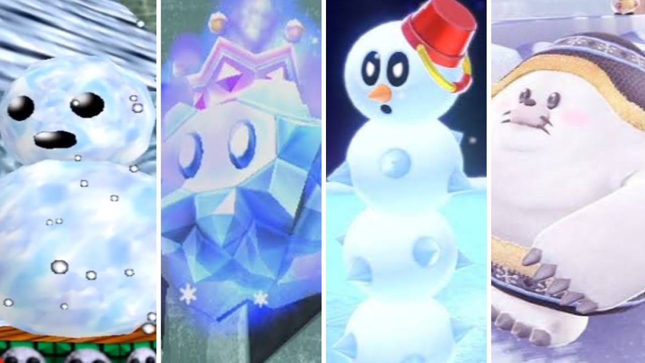 Evolution of Snow Levels in Super Mario Games (1988 - 2022) - YouTube