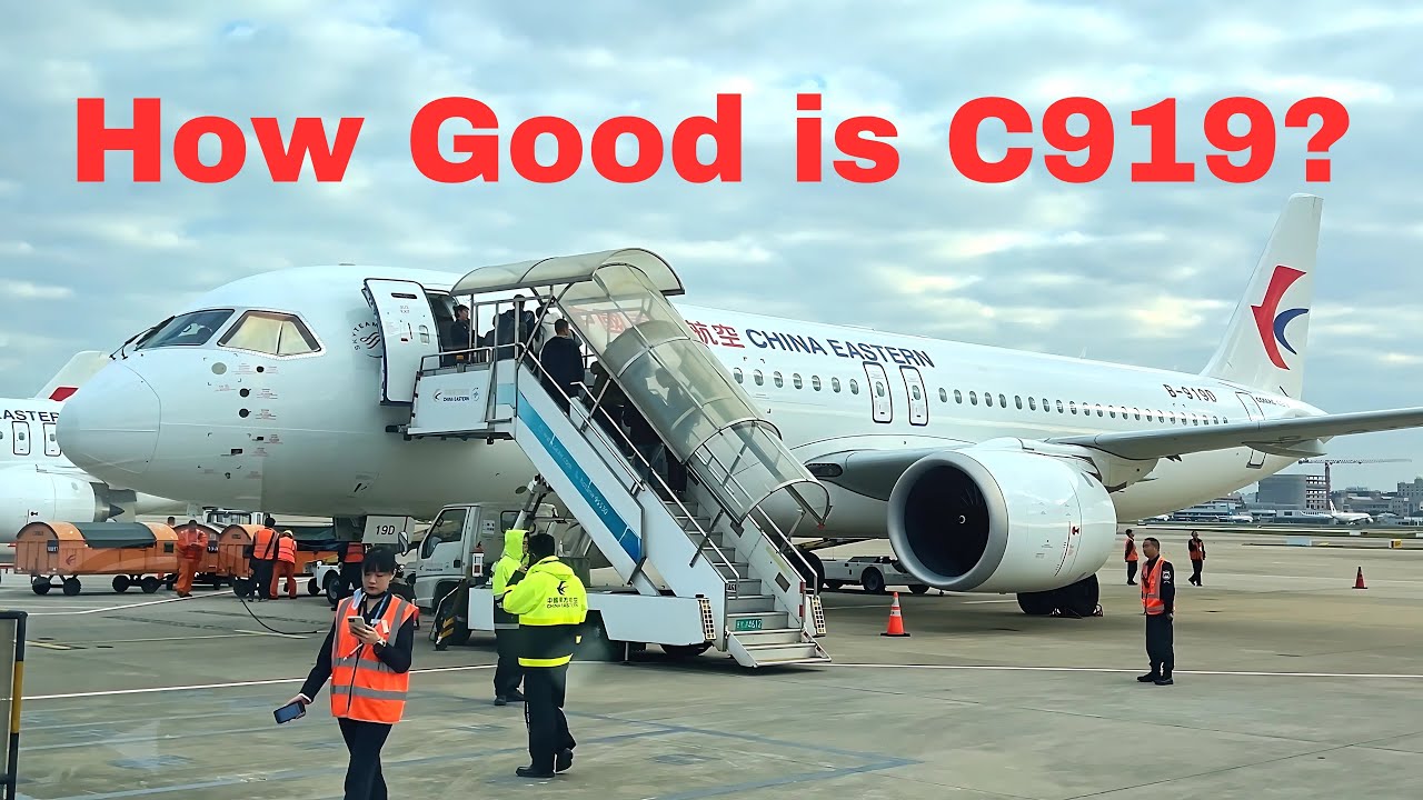 As Good as Airbus A320neo - My Experience with COMAC C919 - China Eastern Airlines - YouTube