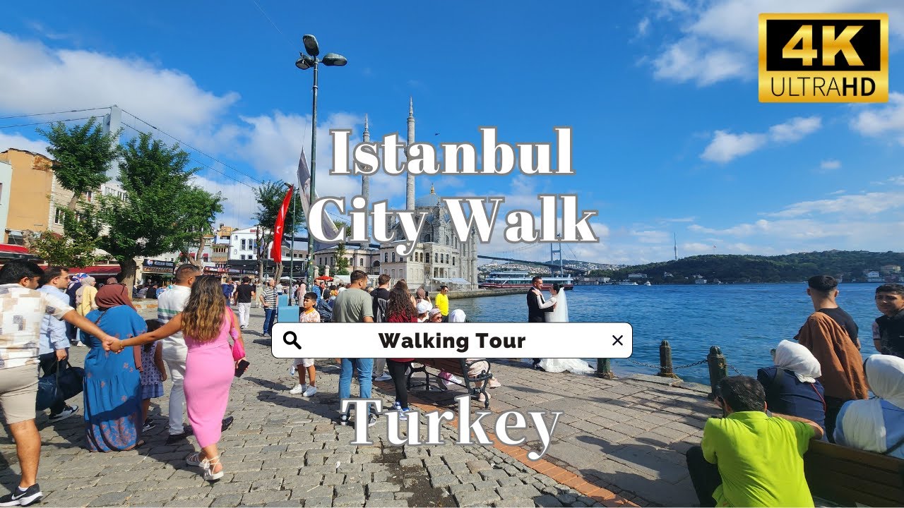 Istanbul City Walking -4K/60fps HDR Turkey Walking Tour Video - YouTube