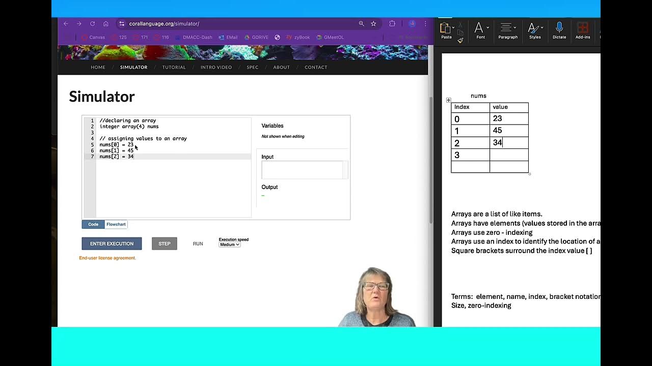 CIS125 M5 Section1 Intro to Arrays in zyBooks - YouTube