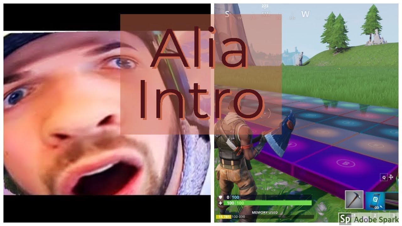 ALIA intro on fortnite - YouTube