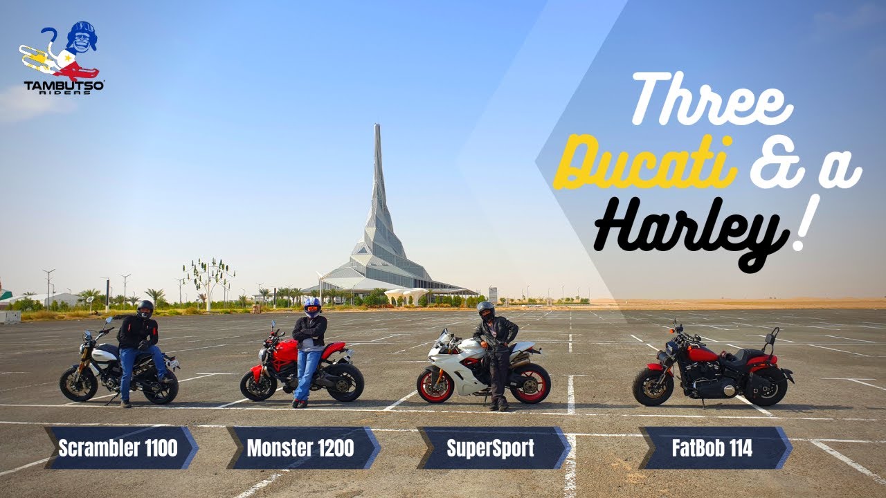 Three Ducati and a Harley - Test Driven three iconic Ducati Motorbikes ...