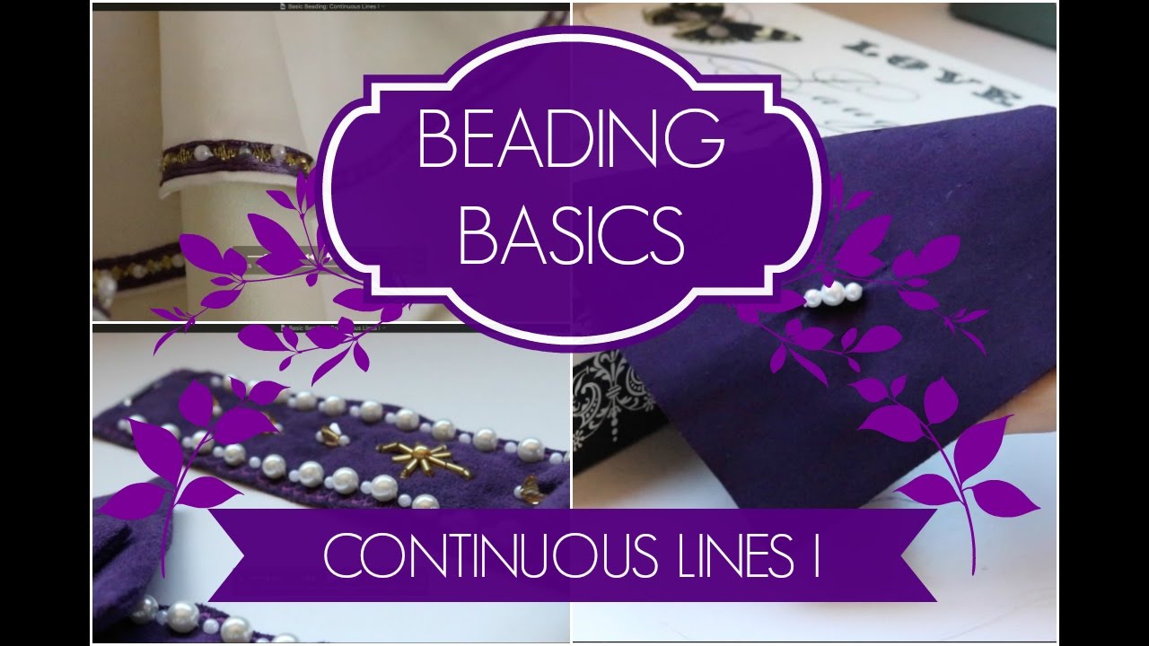 Beading Basics: Continuous Lines I - YouTube