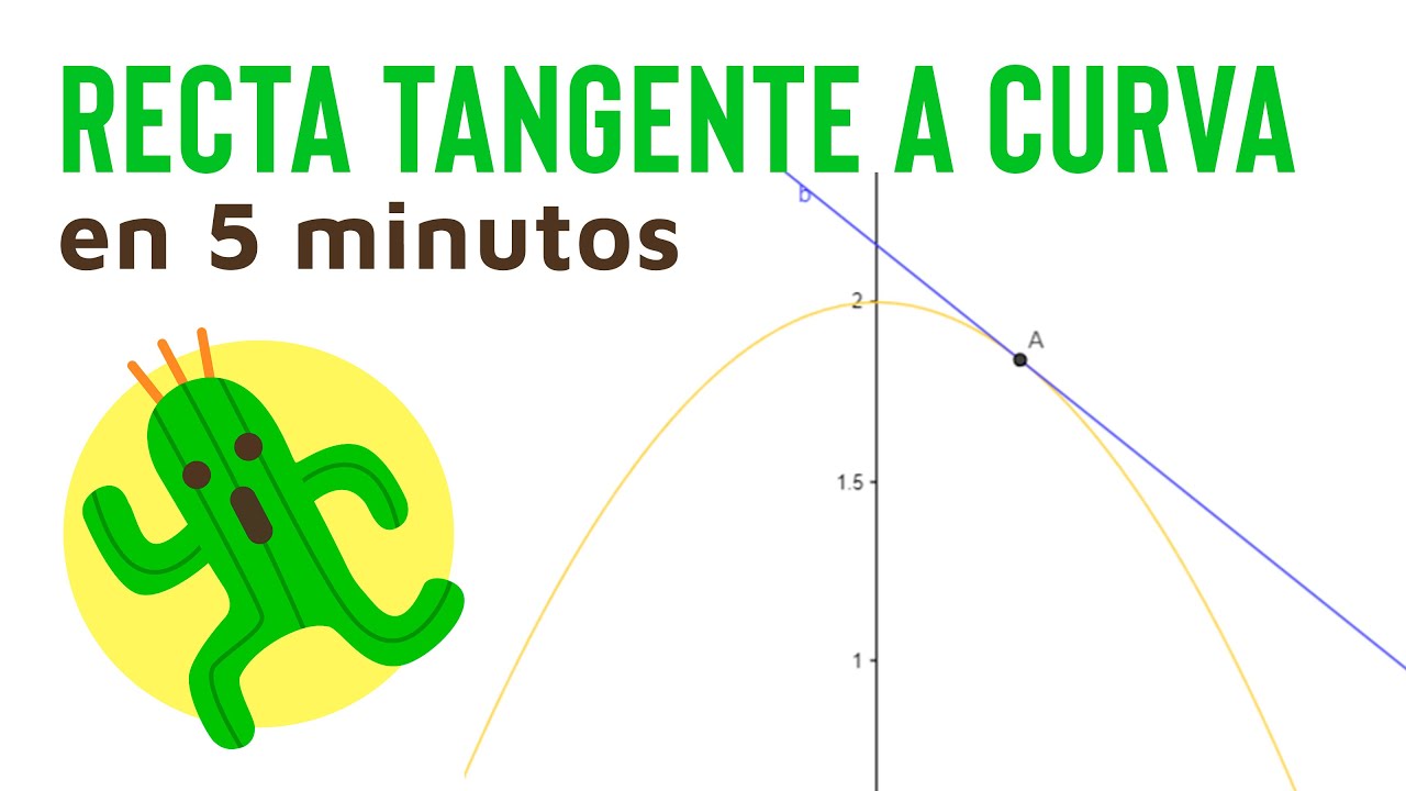 ECUACIÓN DE LA RECTA TANGENTE A UNA CURVA EN UN PUNTO : ) - YouTube