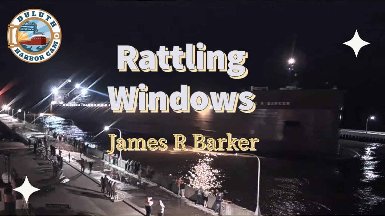"Rattling Windows" James R Barker arrived in Duluth 04/14/2023 - YouTube