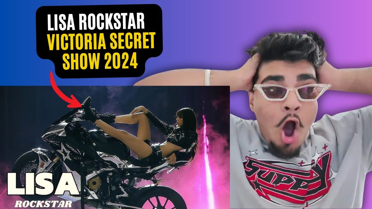 LISA 2024 Victoria's Secret Fashion Show "ROCKSTAR" (REACTION) WOW ...