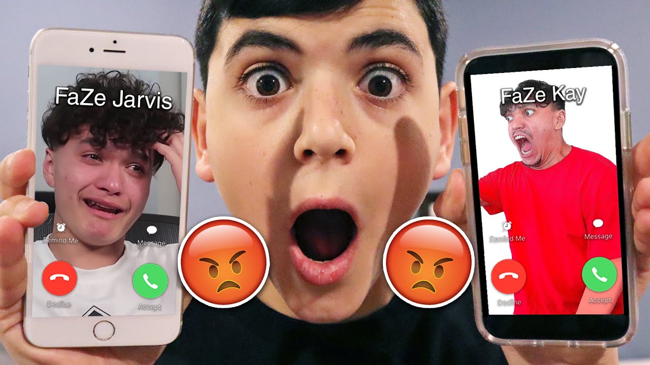 DO NOT CALL FAZE KAY AND FAZE JARVIS AT THE SAME TIME! (JARVIS WAS ...