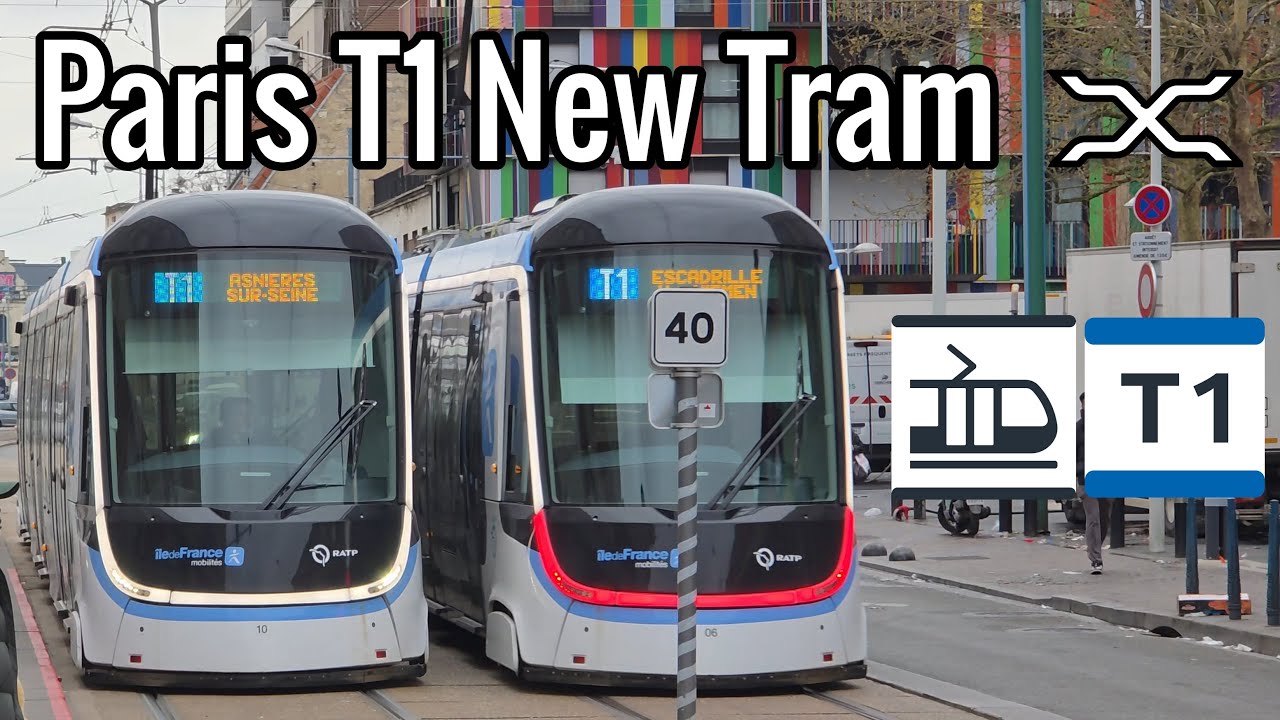 New tram T1 Paris | Alstom Citadis TW20 | RATP | Ile-de-France ...
