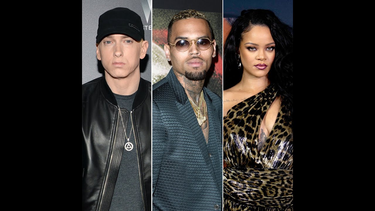 Eminem Sides With Chris Brown Over Rihanna Assault in Leaked Song - YouTube