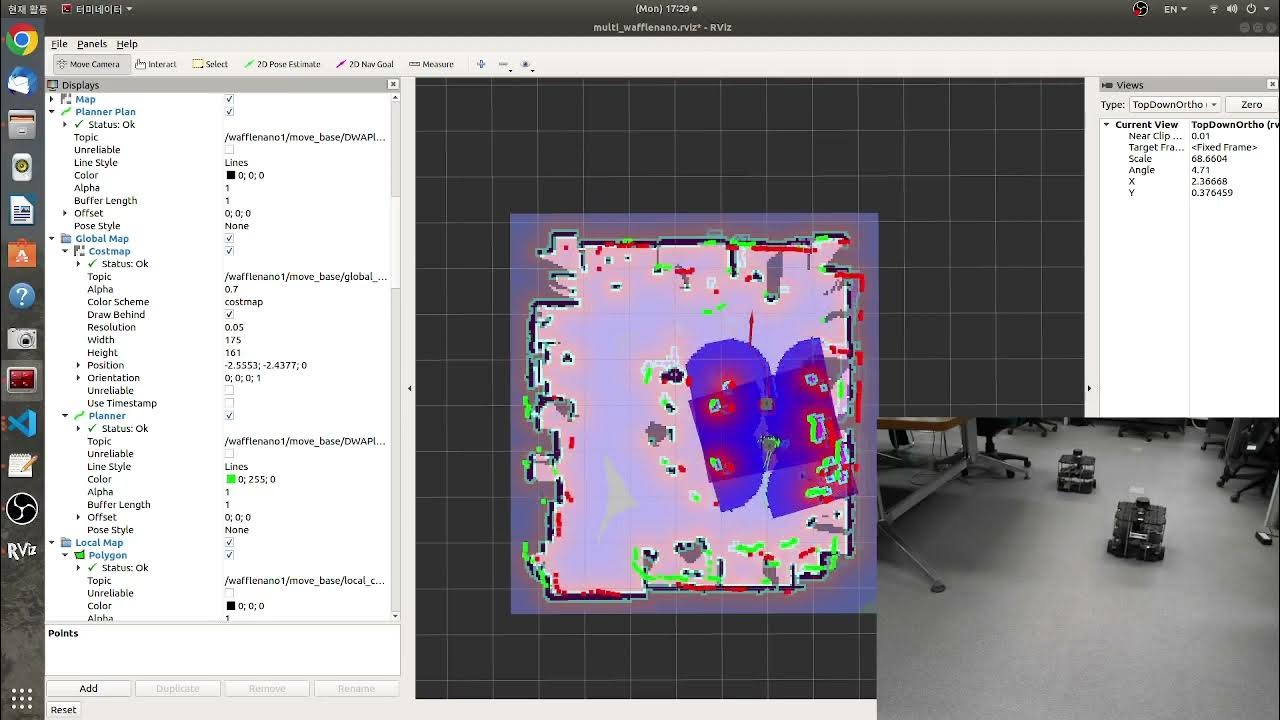 multi robot navigation - YouTube