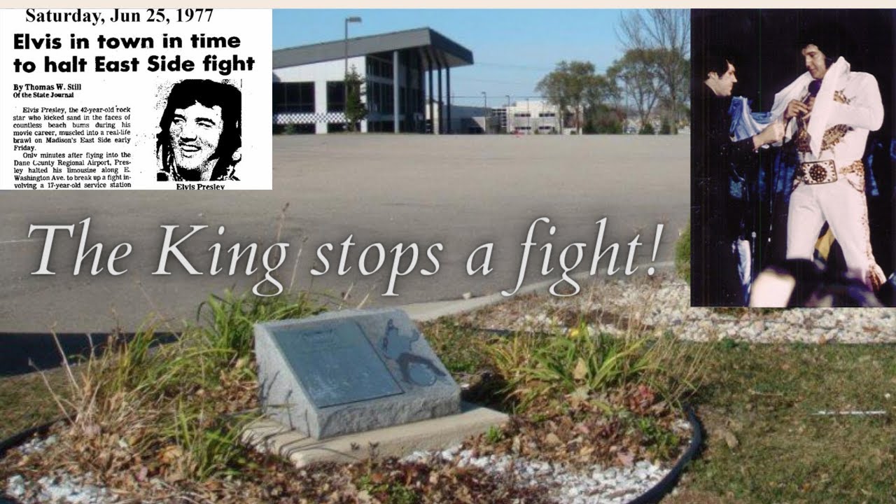 Elvis Presley Stops Fight in Madison Before Concert - YouTube