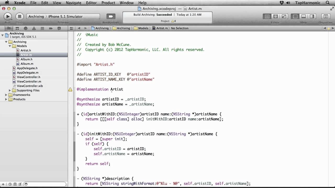 Ios Programming Tutorial Adopting Nscoding Youtube