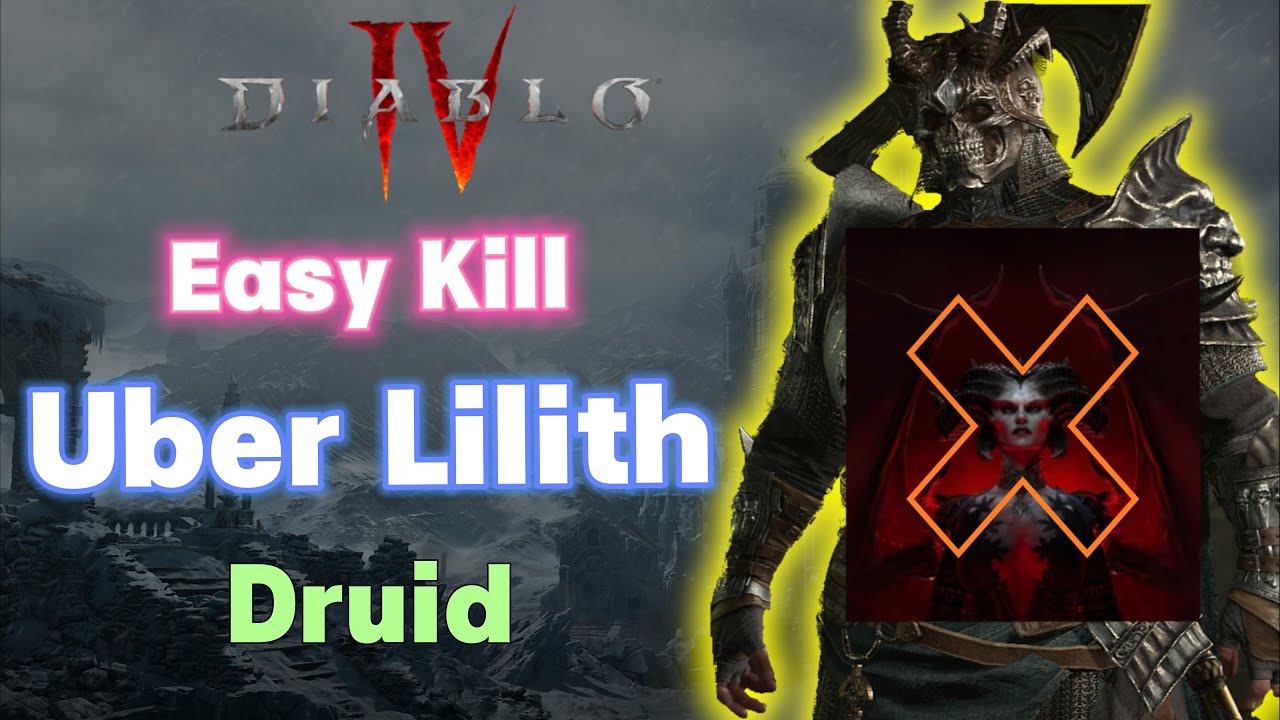 Diablo 4 - Defeat Uber Lilith before Season 2! Full Killing with Low ...
