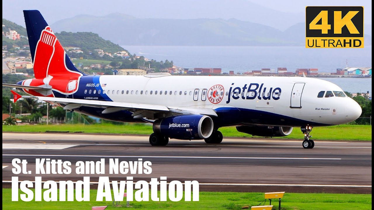 jetBlue Airways A320 Sporting The Boston Red Sox livery / Departing St ...