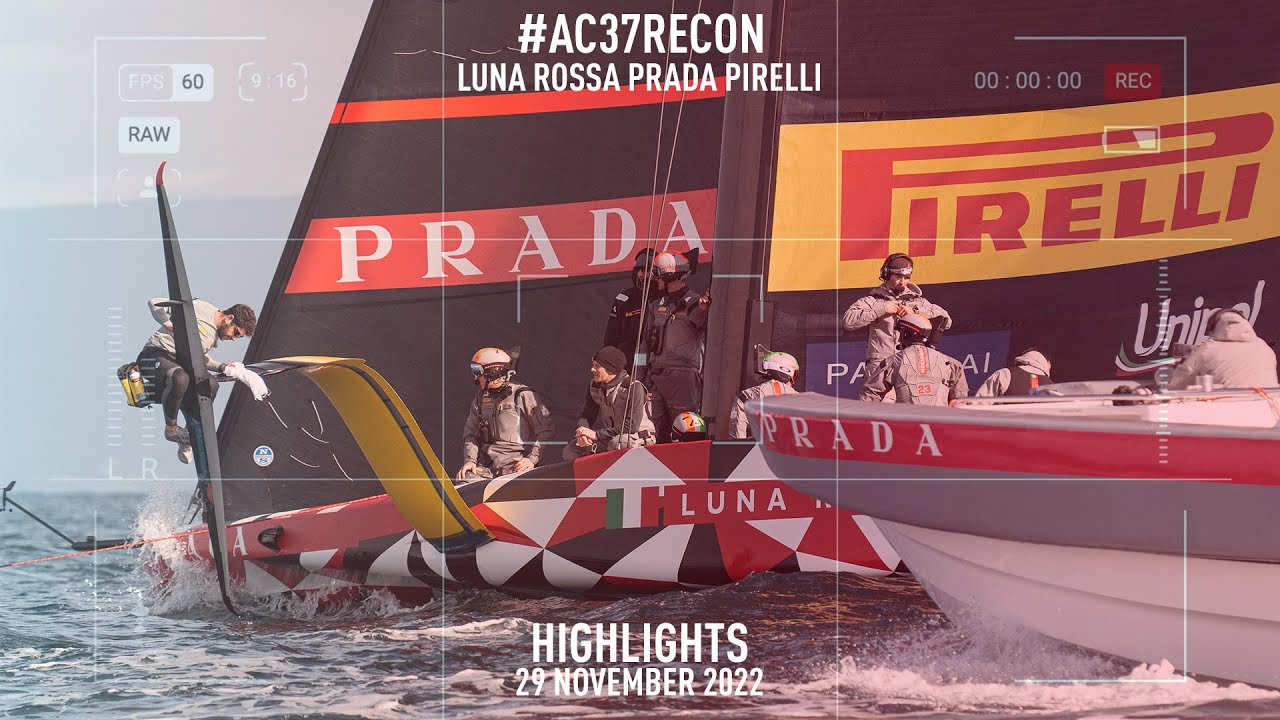 Luna Rossa Prada Pirelli Prototype Day 12 Summary - YouTube