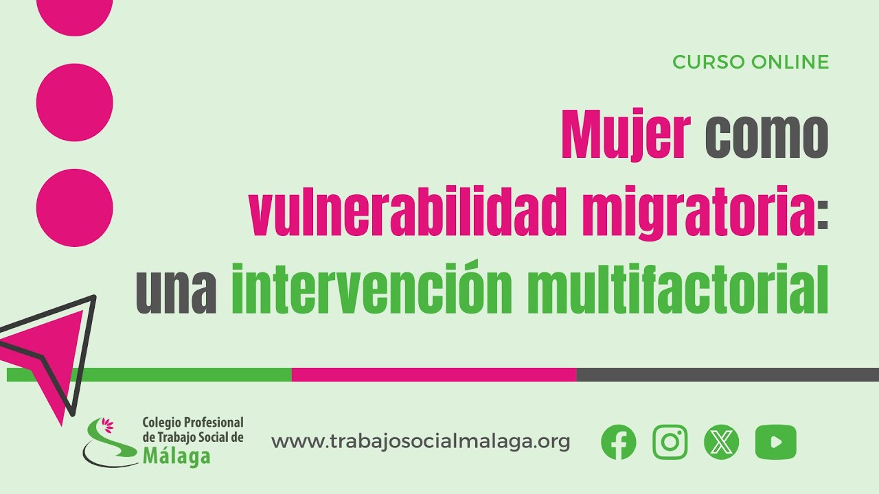 Mujer como vulnerabilidad migratoria: una intervención multifactorial - YouTube
