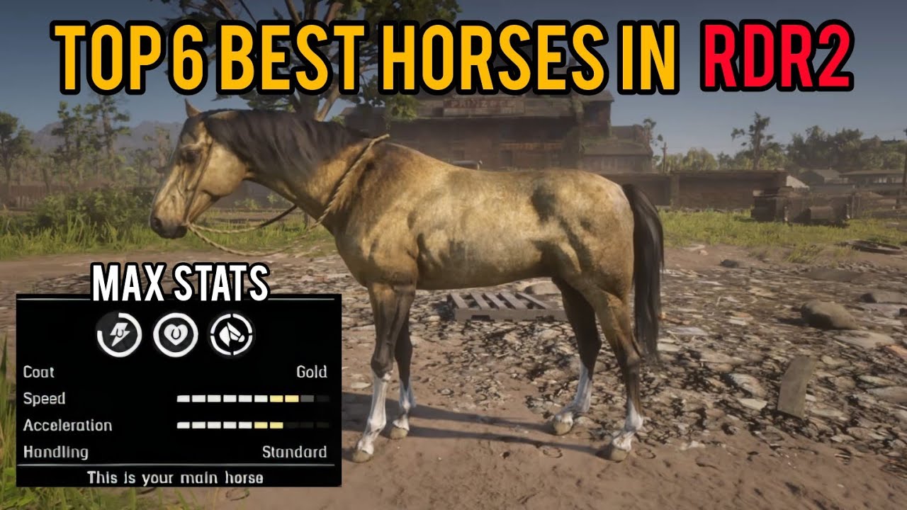 Top 6 Best horses in Red Dead Redemption 2, Rare Horse Loction in Rdr2 ...