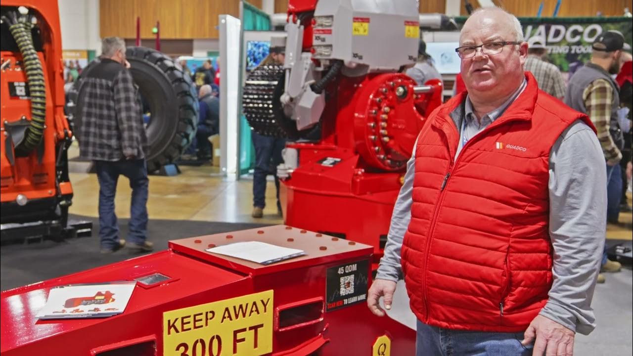 Quadco 45QDM - Drum Mower - YouTube