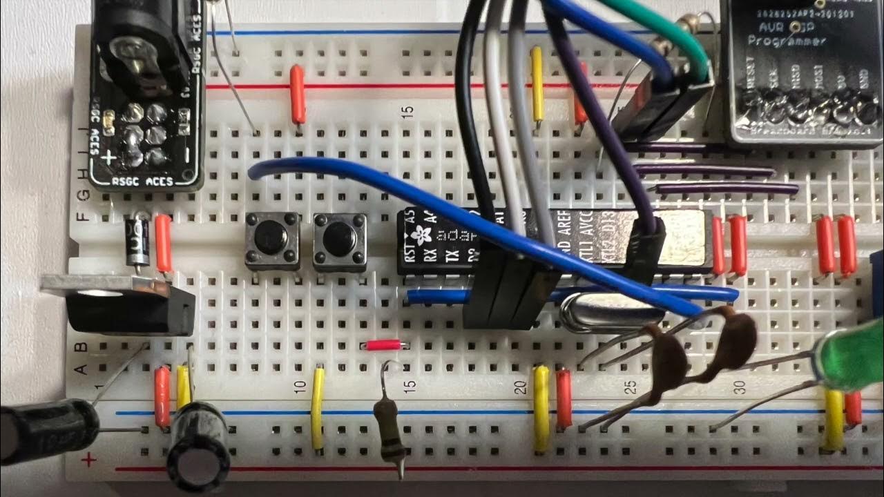 Breadboard ATmega328P - YouTube