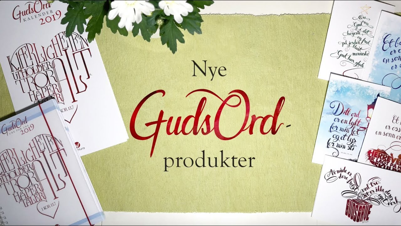 GudsOrd Illustrasjoner - Almanakk, kalender og julekort - YouTube