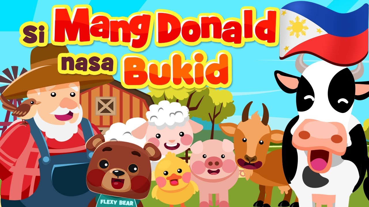 Old Macdonald Had A Farm in Filipino | Kids Nursery Rhymes & Songs ...