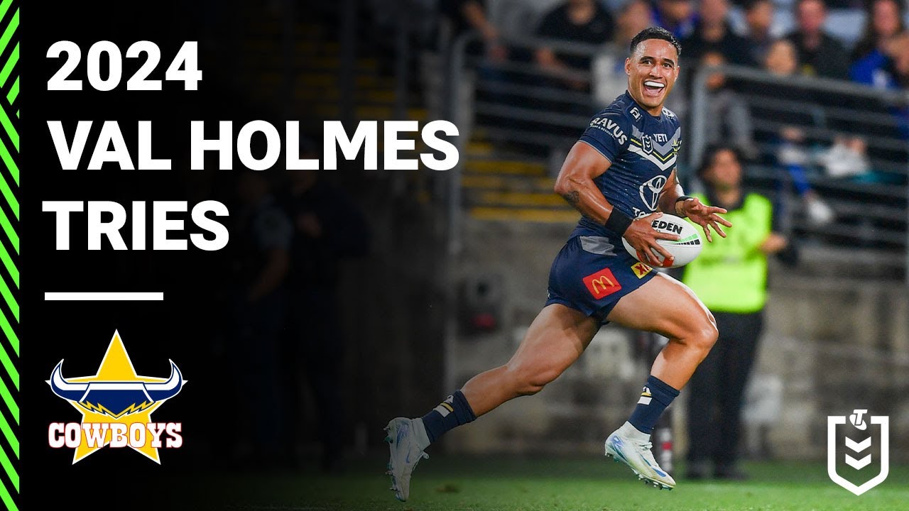 NRL Highlights | NRL 2024 | Valentine Holmes' Try-Scoring Season - YouTube