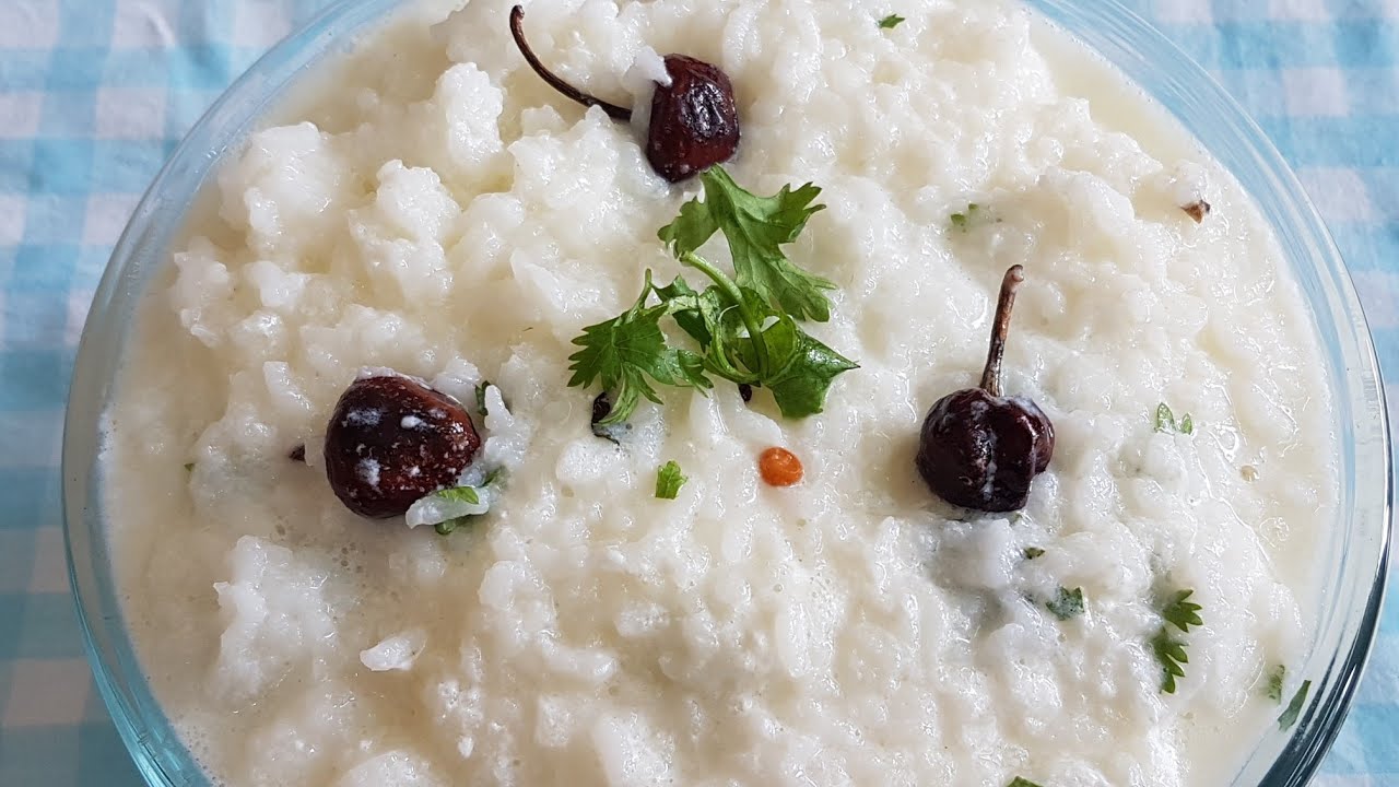 Temple Style Curd Rice Recipe - YouTube