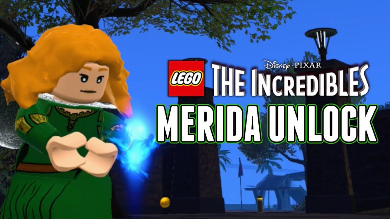 LEGO The Incredibles Merida Secret Character Unlock Pixar's Brave - YouTube