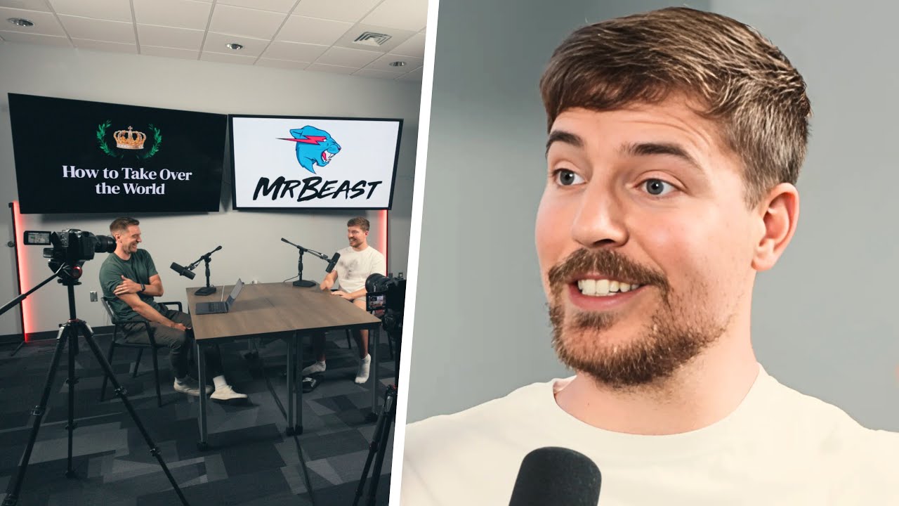 How We Shot This MR BEAST Podcast Interview | Behind the Scenes - YouTube