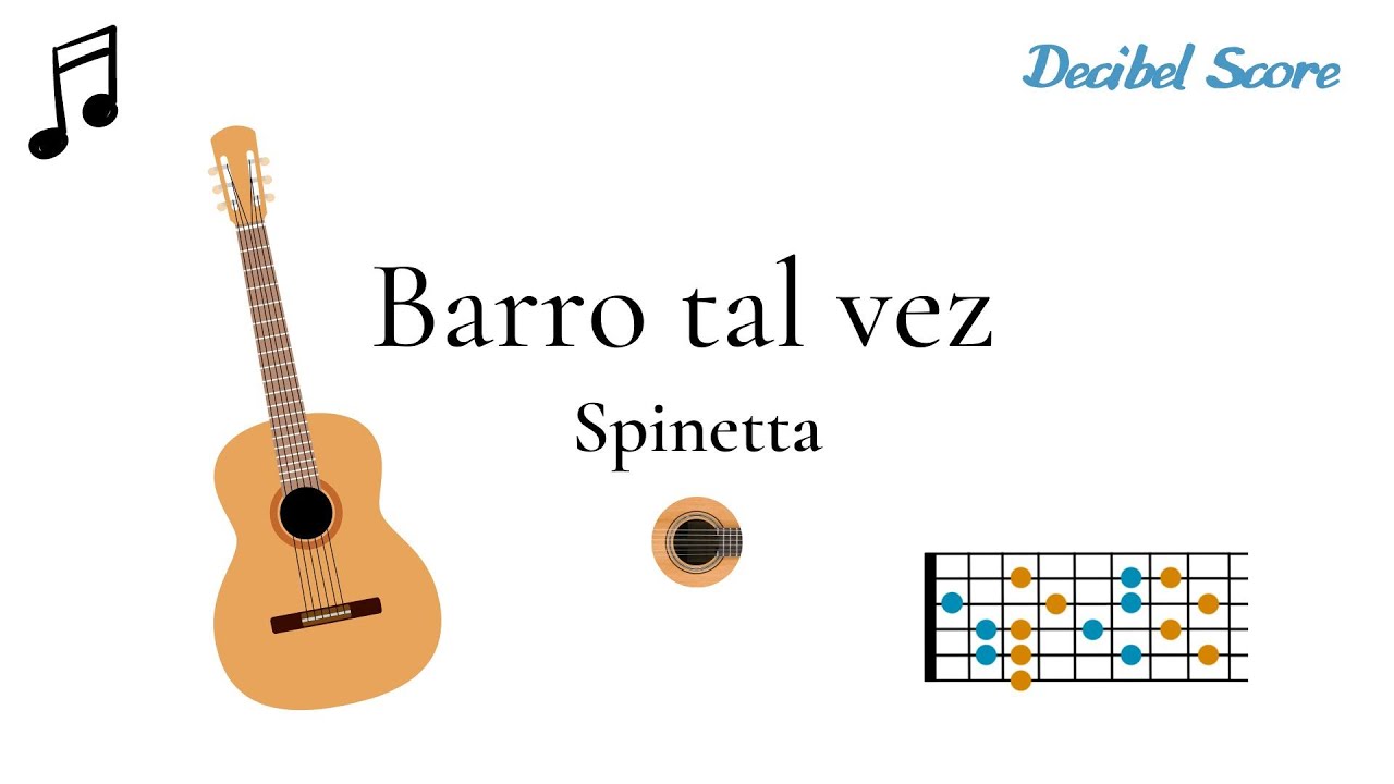 Barro Tal Vez | Alberto Spinetta | Tuto de guitarra con acordes - YouTube