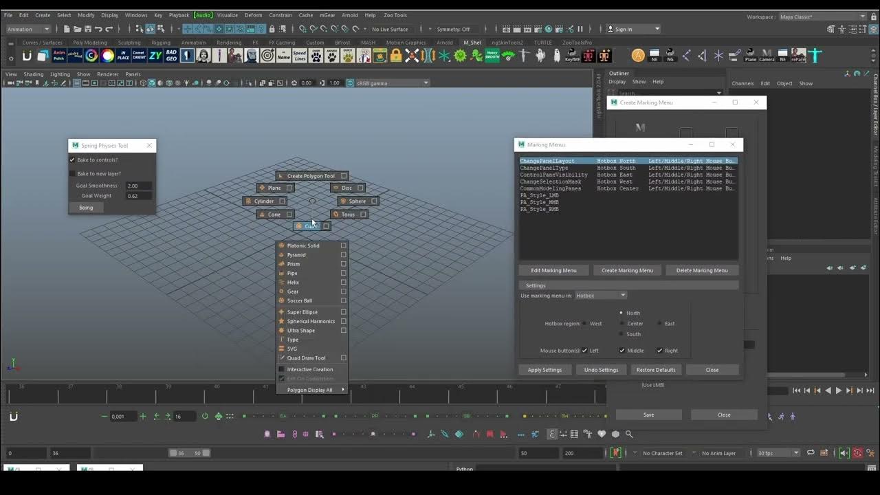 Create Marking Menu Maya - YouTube