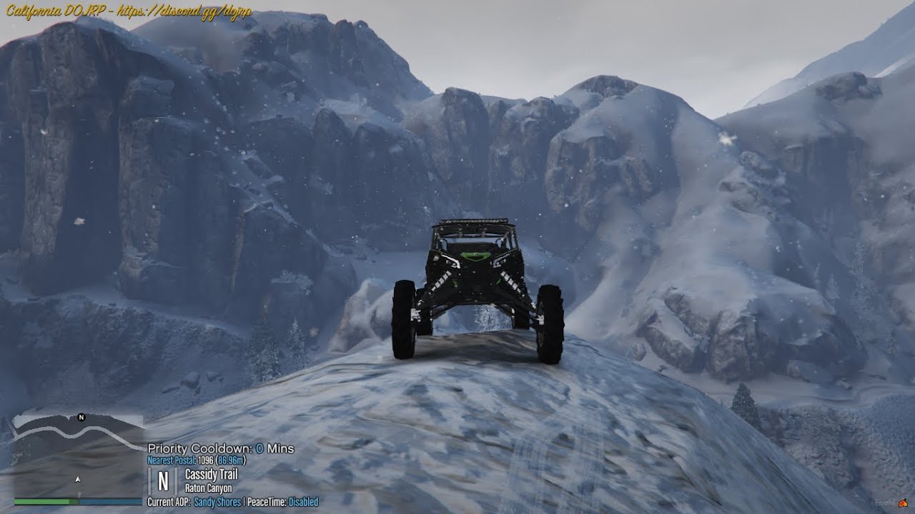 OFFROADING In SNOW STORM-GTA 5 ROLEPLAY-FIVEM MODS - YouTube