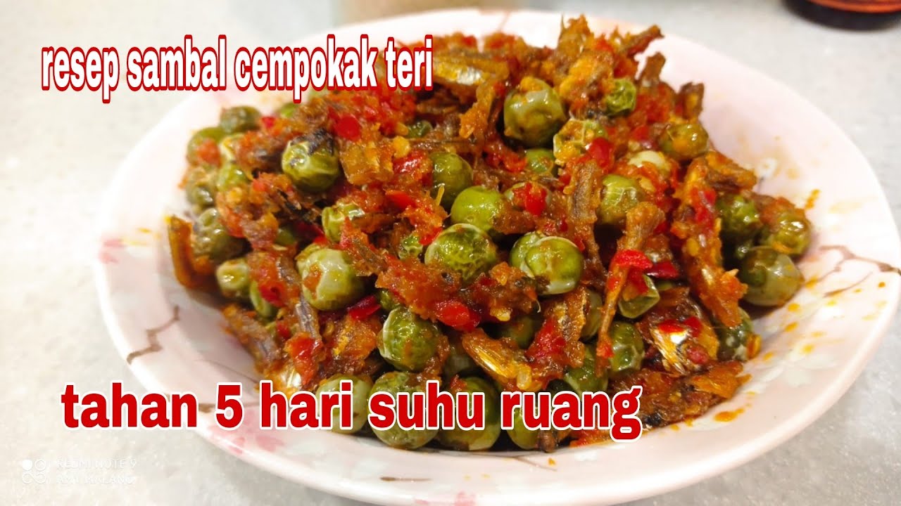 RESEP SAMBAL CEMPOKAK TERI TAHAN 5 HARI SUHU RUANG ||| MENU HARIAN ...