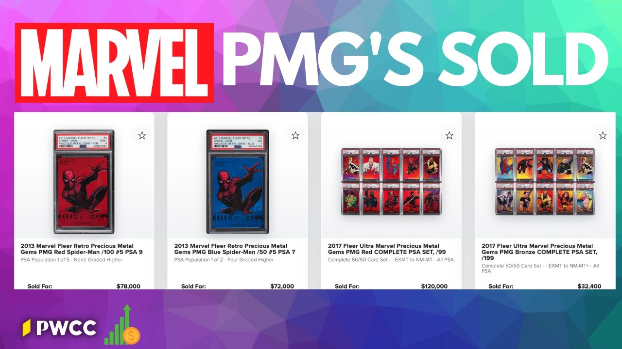 🔥SOLD! Big Marvel Card Sales - PMG's + Live Marvel Card Chat - YouTube