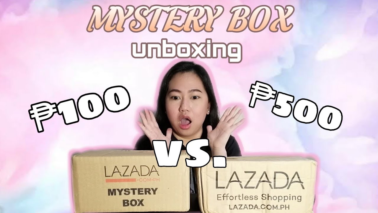 LAZADA MYSTERY BOX (UNBOXING) - YouTube